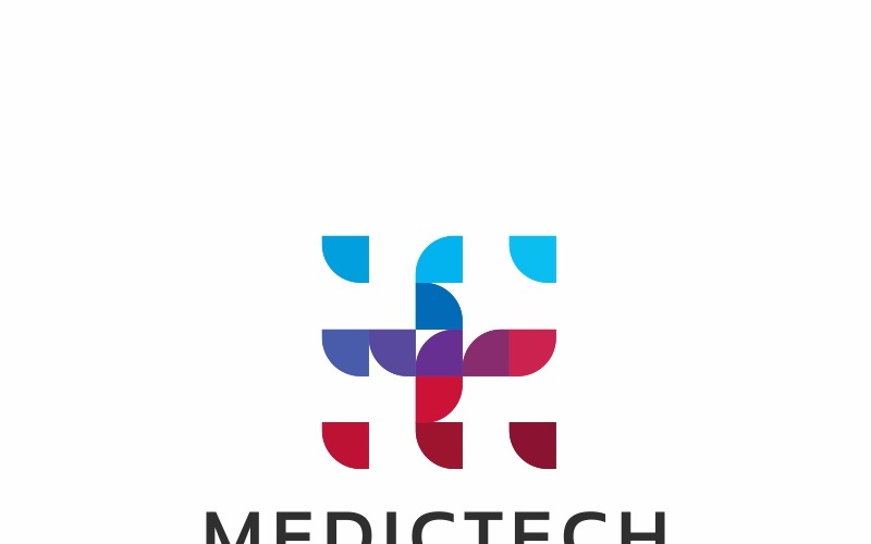 Medical Tech Logo Template #92877 - TemplateMonster