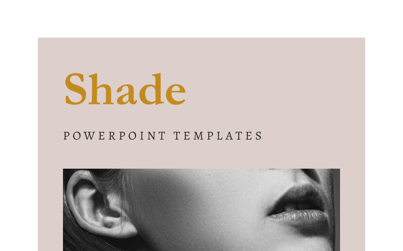 SHADE PowerPoint template #93131 - TemplateMonster