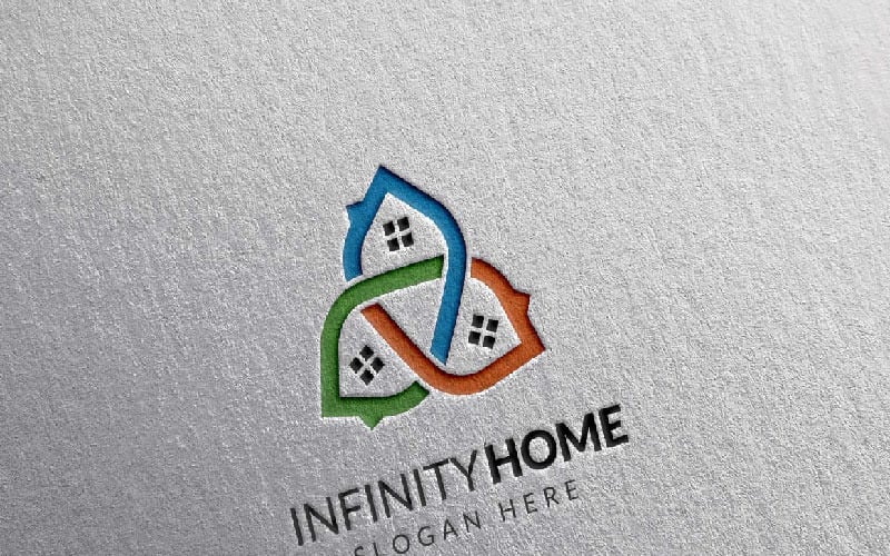 Infinity Home Logo Template #93265 - TemplateMonster