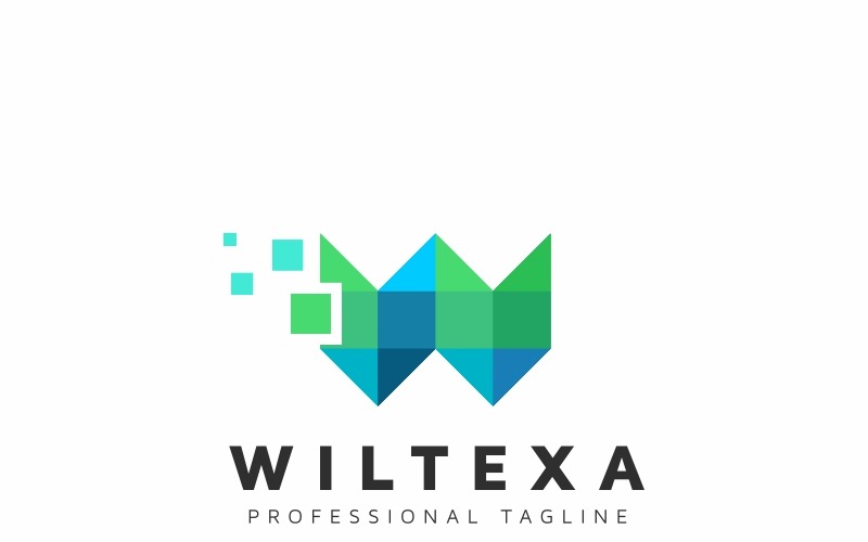 Wiltexa W Letter Logo Template #93623 - TemplateMonster