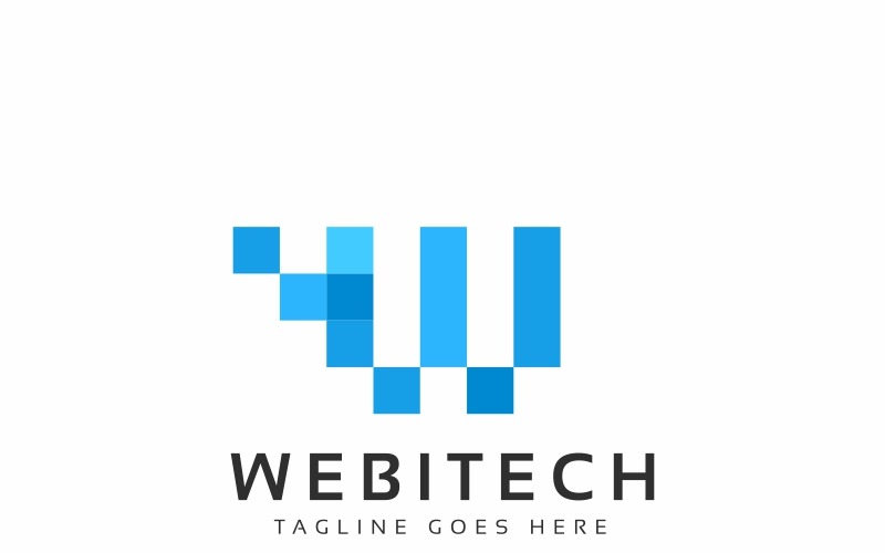 Webitech W Letter Logo Template #94682 - TemplateMonster
