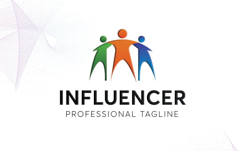 Influencer Logo Template #95475 - TemplateMonster