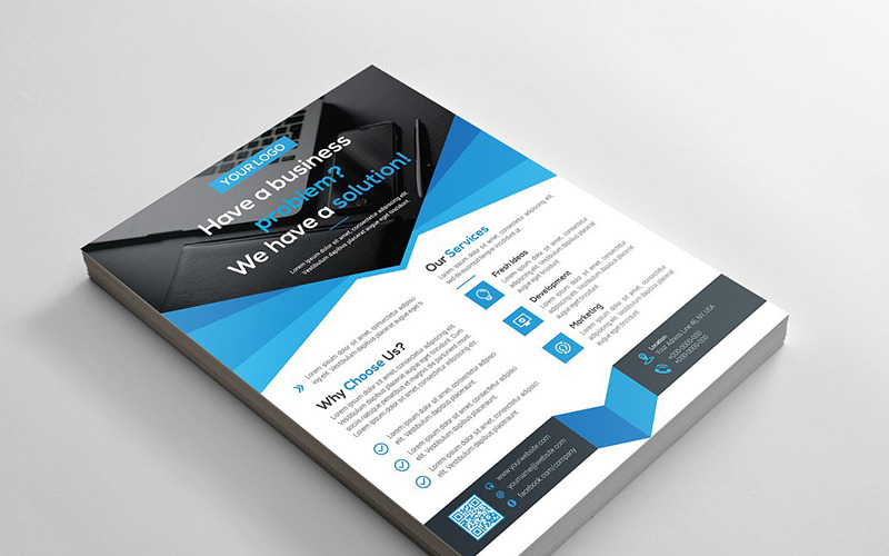 Geometric Flyer - Corporate Identity Template