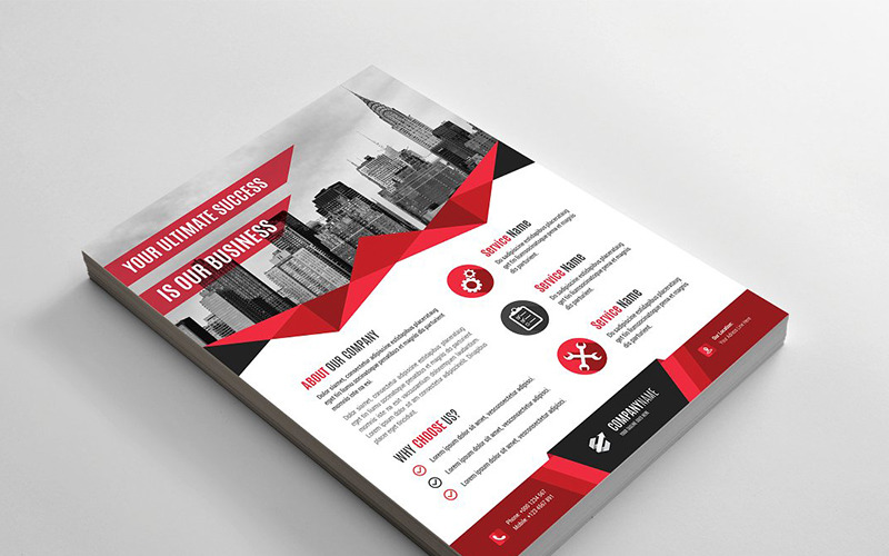 Geometric Flyer - Corporate Identity Template