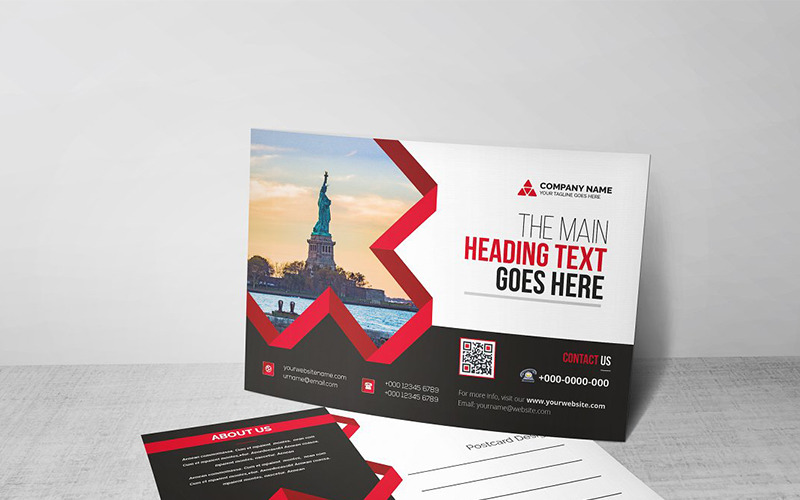Modern Postcard - Corporate Identity Template
