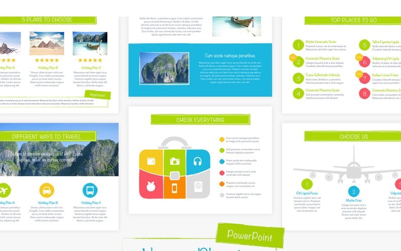 Plantilla de viaje de PowerPoint #96727 - TemplateMonster