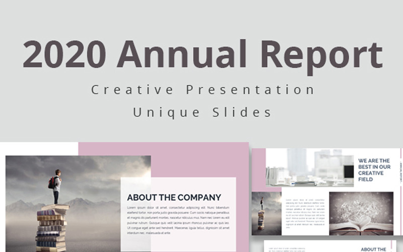 Annual Report 2020 Google Slides #96852 - TemplateMonster