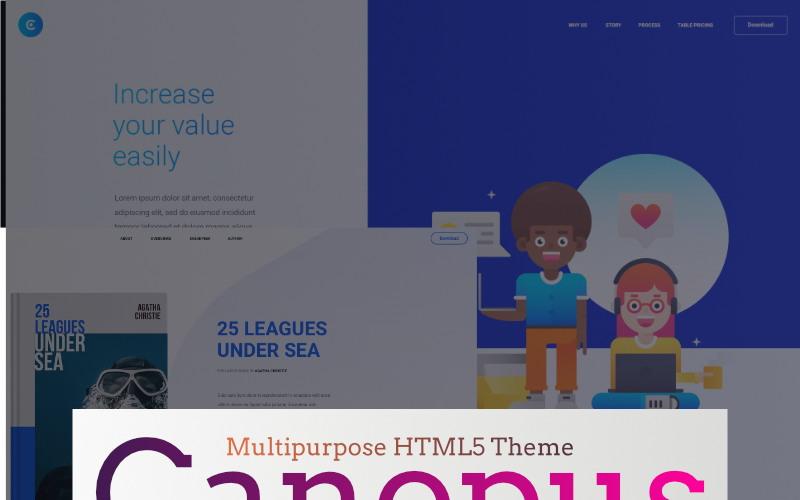 Canopus - Multipurpose HTML Landing Page Template #96815 Canopus - Multipurpose HTML Landing Page Template #96815