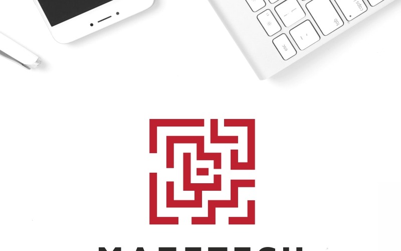Maze Tech Logo Template #96885 - TemplateMonster