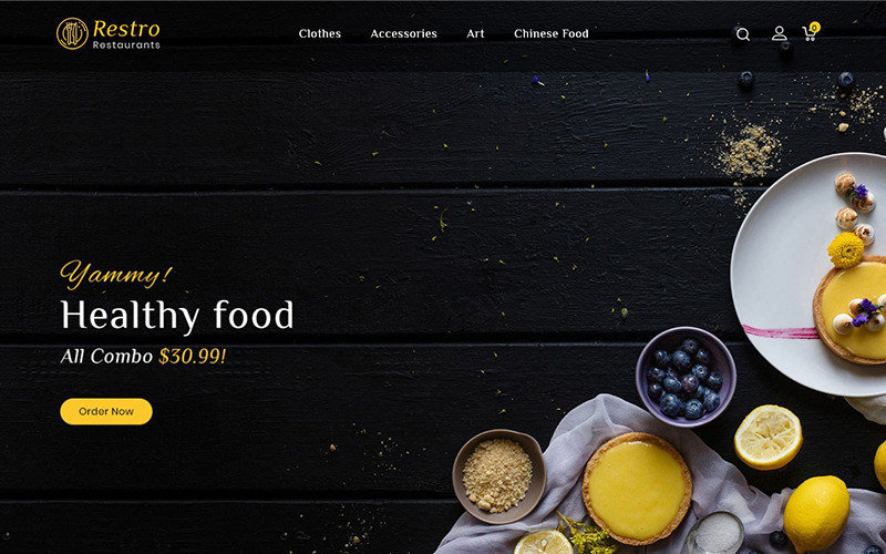 Thème PrestaShop Responsive Restro Restaurant