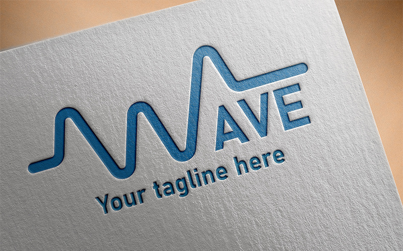 Wave design logotyp mall #97604 - TemplateMonster