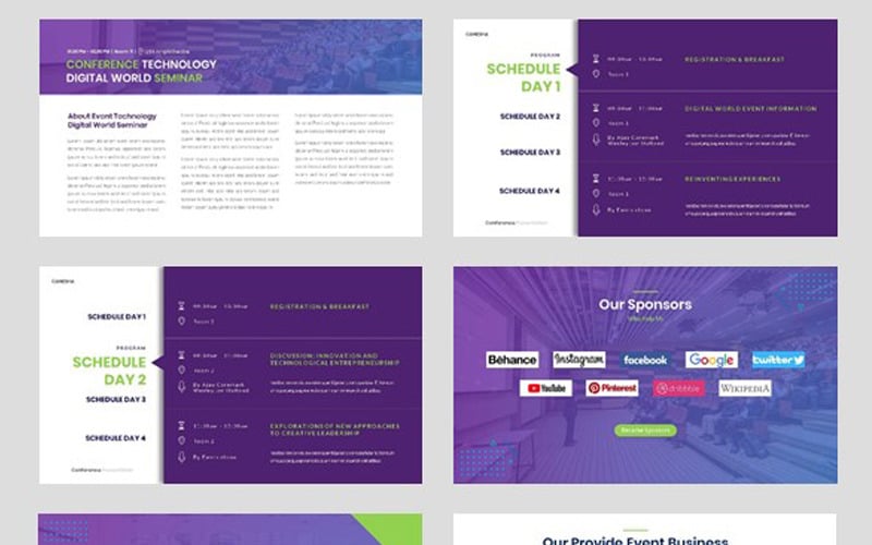 Conference - Event Seminar Business Template Google Slides
