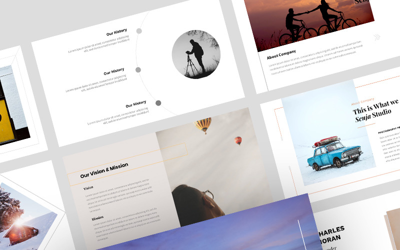 Fotostudio PowerPoint-sjablonen - PPT- en PPTX-thema's voor ...