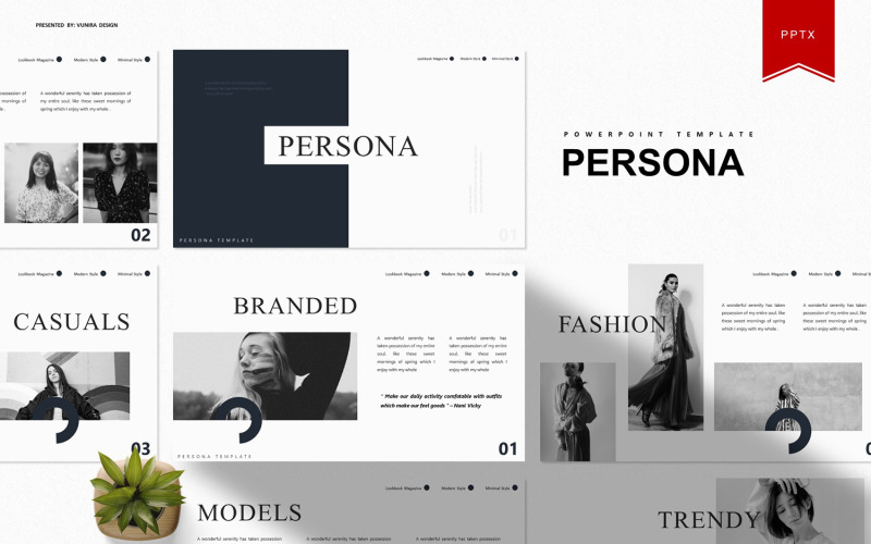 Persona | PowerPoint-Vorlage #99564 - TemplateMonster