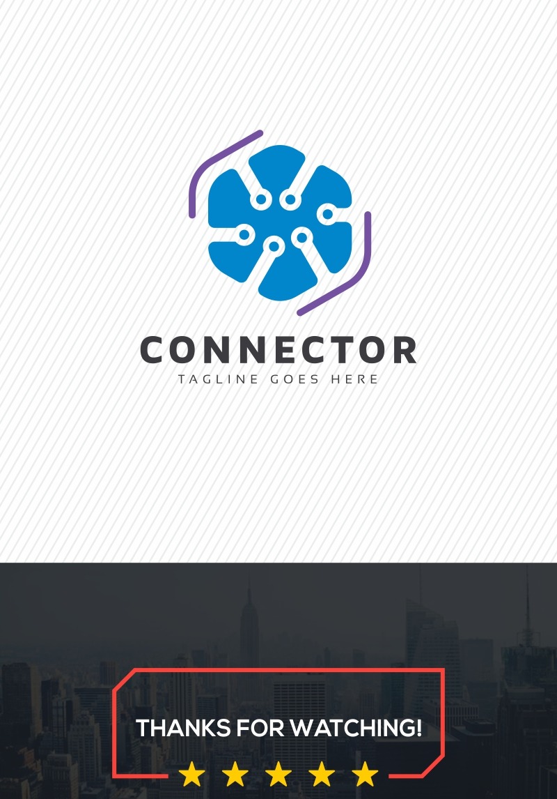 Connector Logo Template #80305
