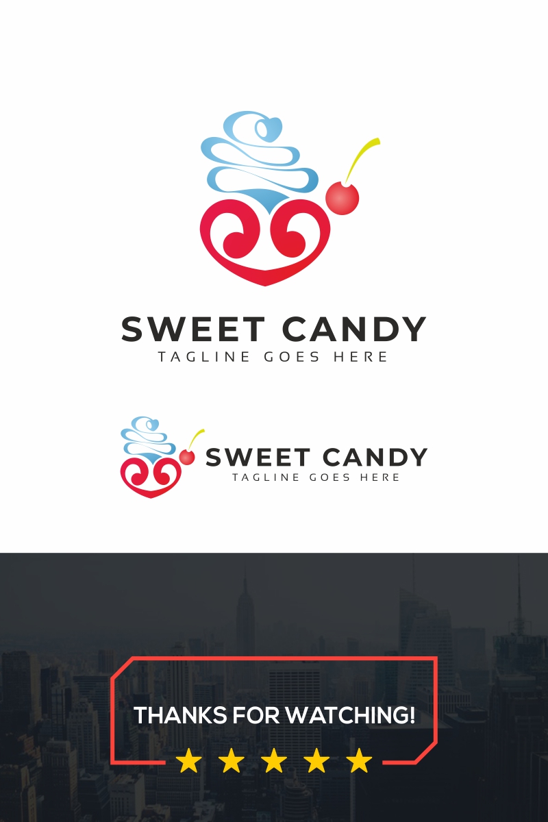 Sweet Candy Logo Template #81068