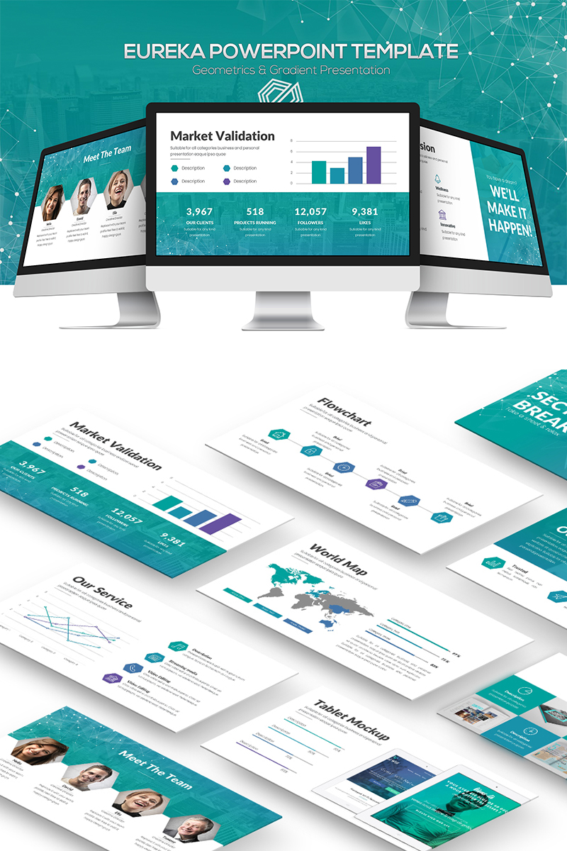 Eureka PowerPoint Template #81725