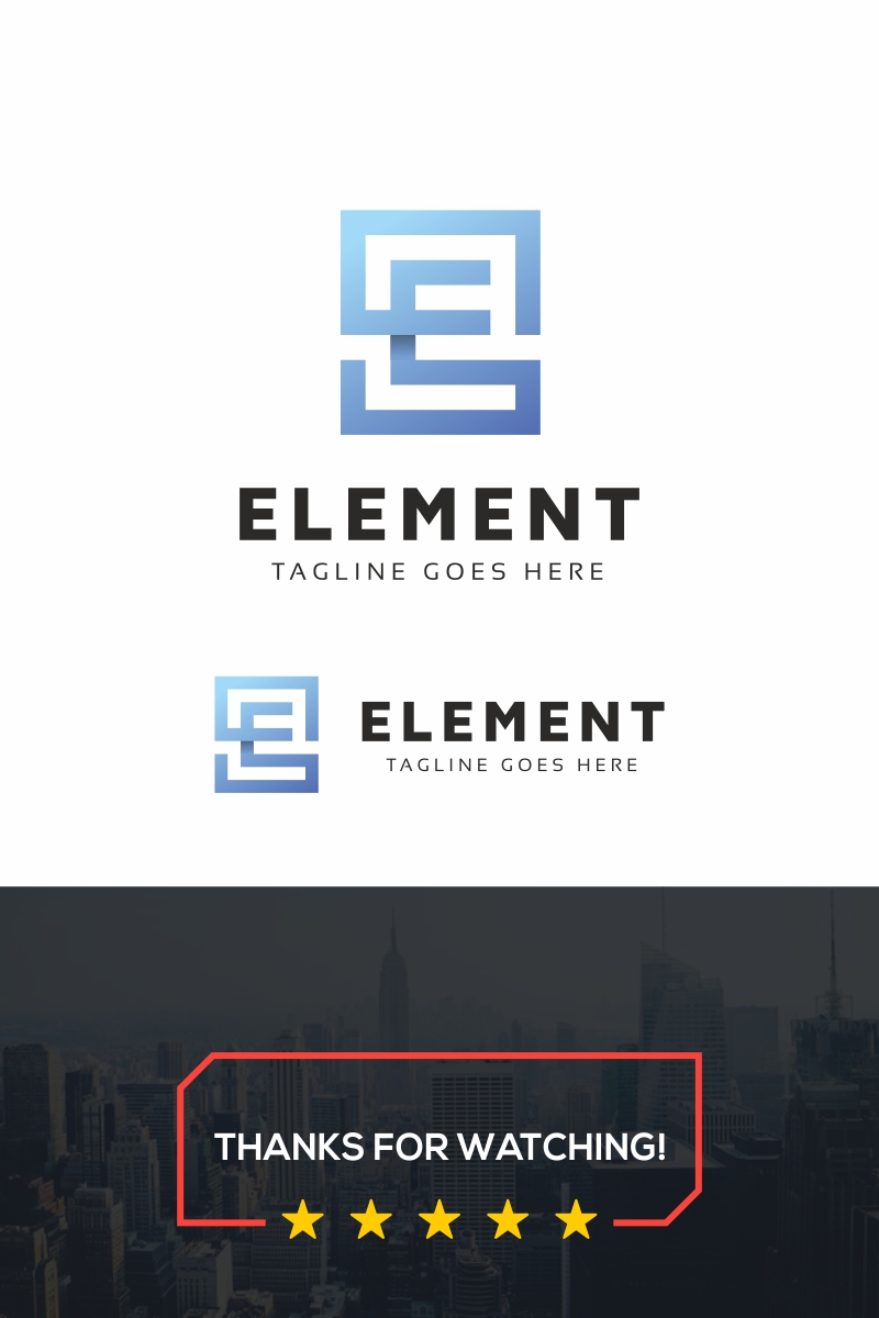 Element E Letter Logo Template #82681