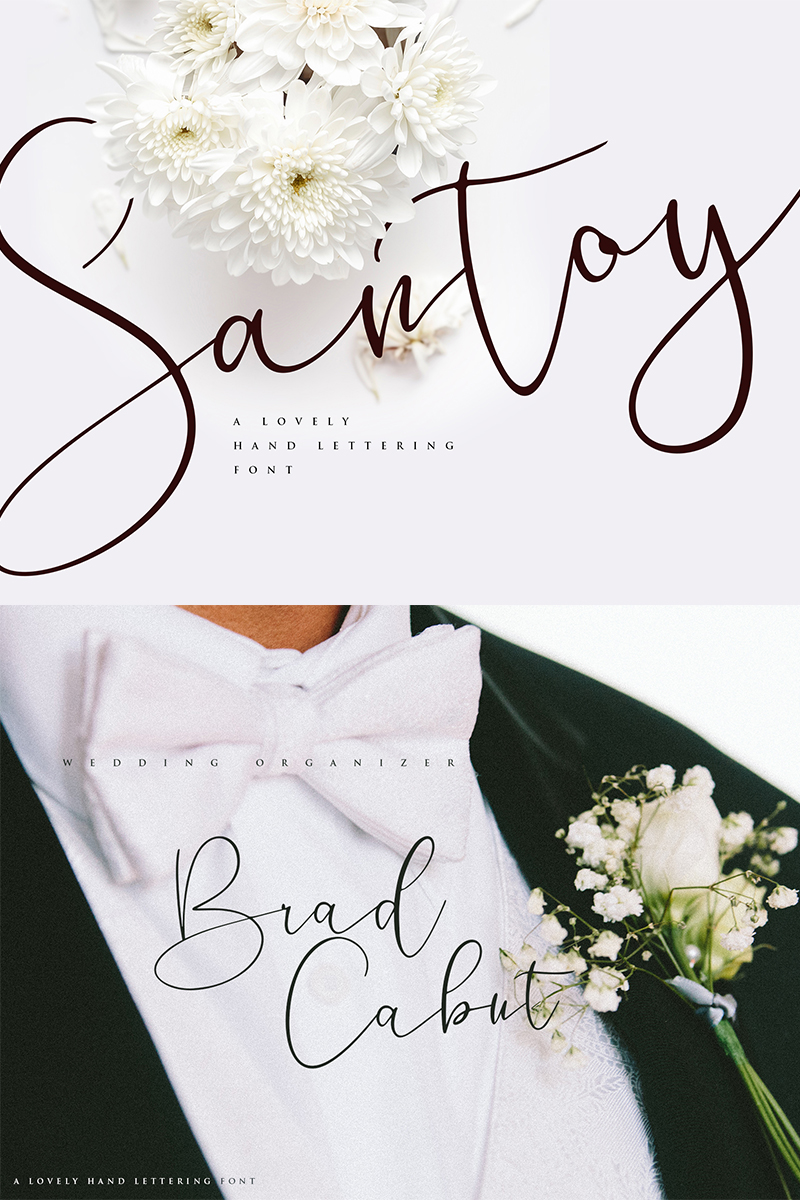 Santoy | Hand Lettering Font #82888