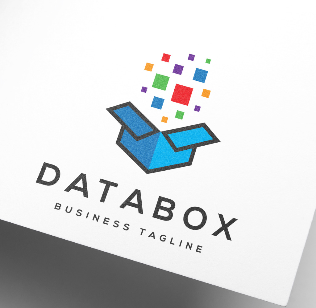 Digital Data Box Logo Template #82988