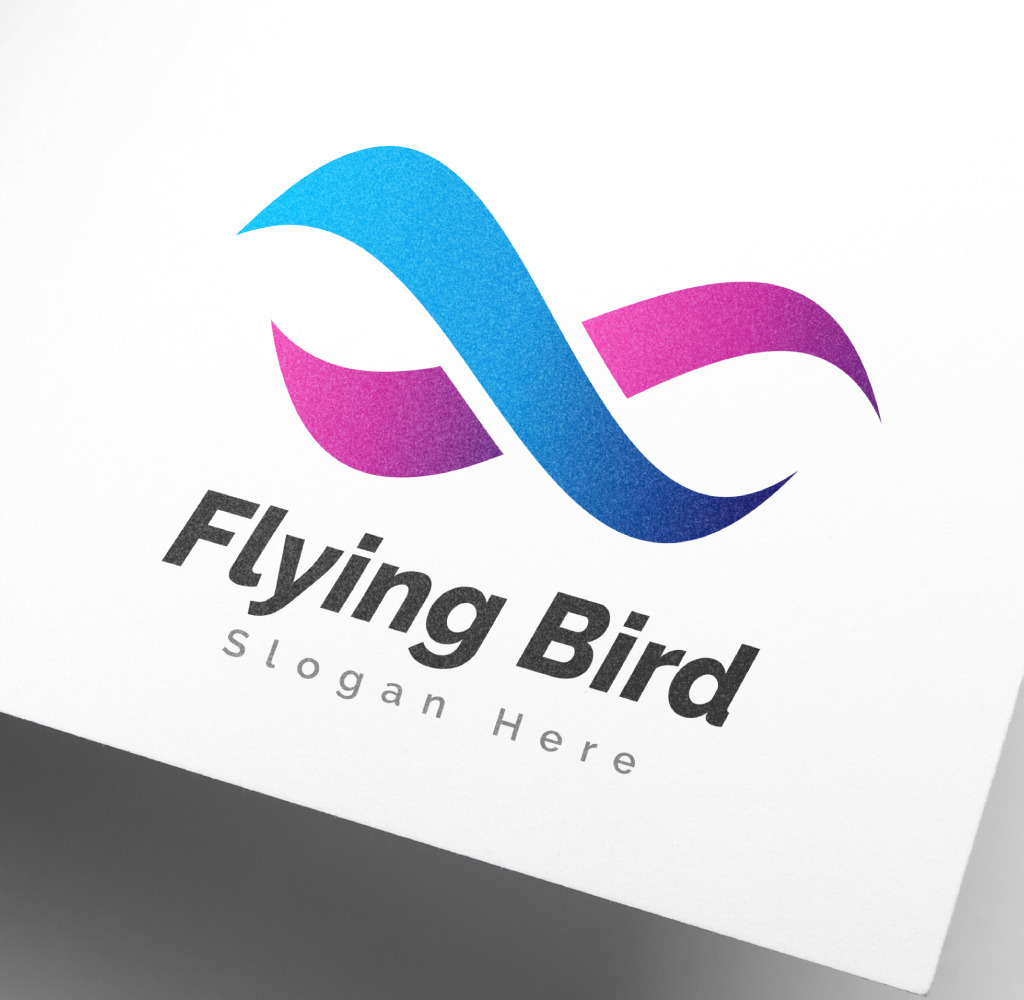 Infinity Bird Fly Logo Template #83868