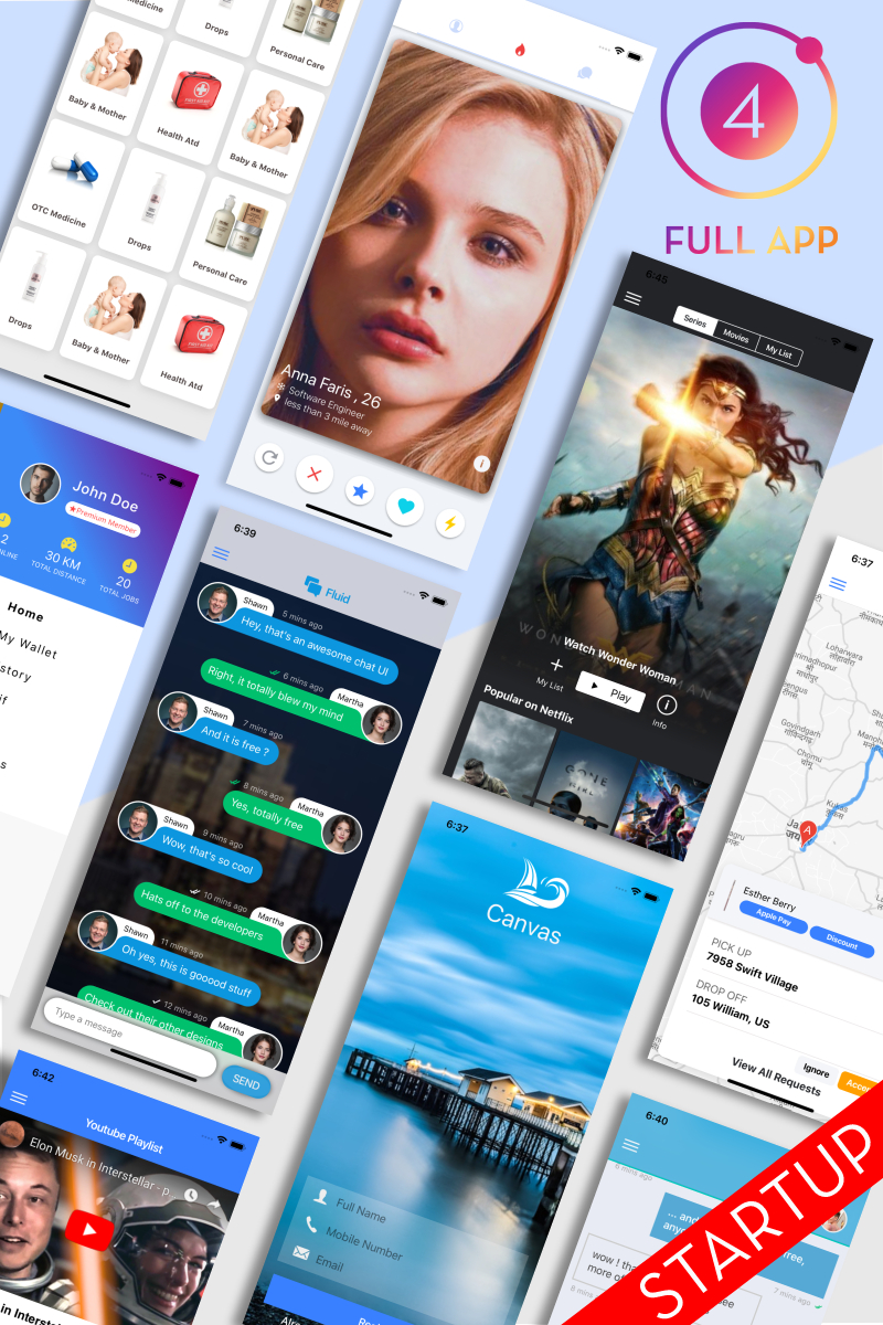 Plantillas de aplicaciones | TemplateMonster