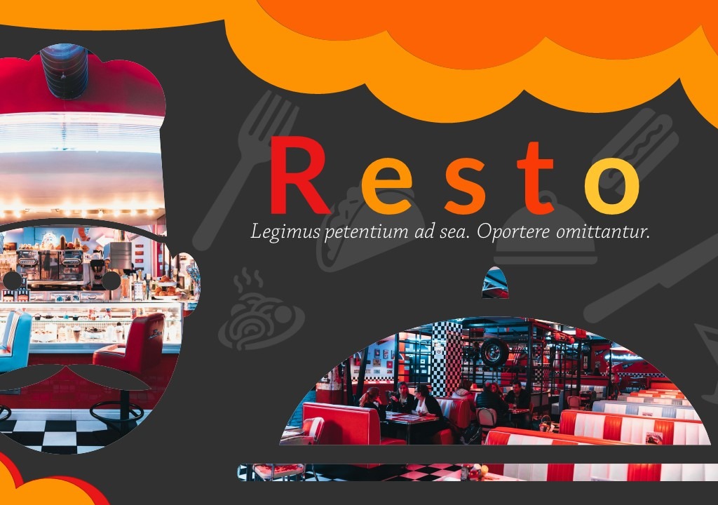 Resto - Unique Restaurant Google Slides #84572