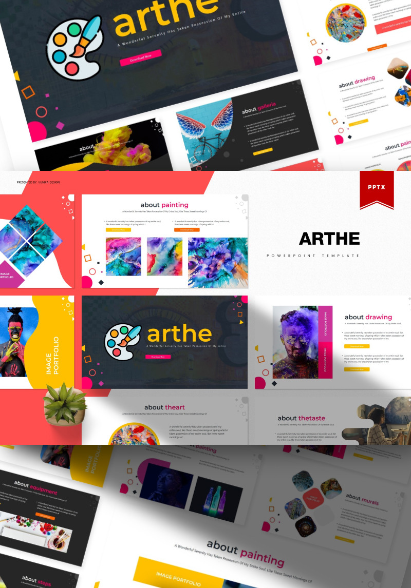 Arthe | PowerPoint Template #84678