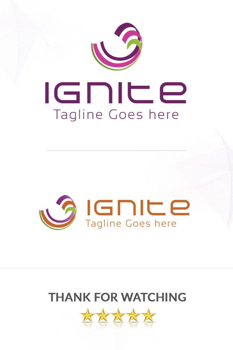 Download Ignite Logo Template - Шаблон логотипа на тему графика