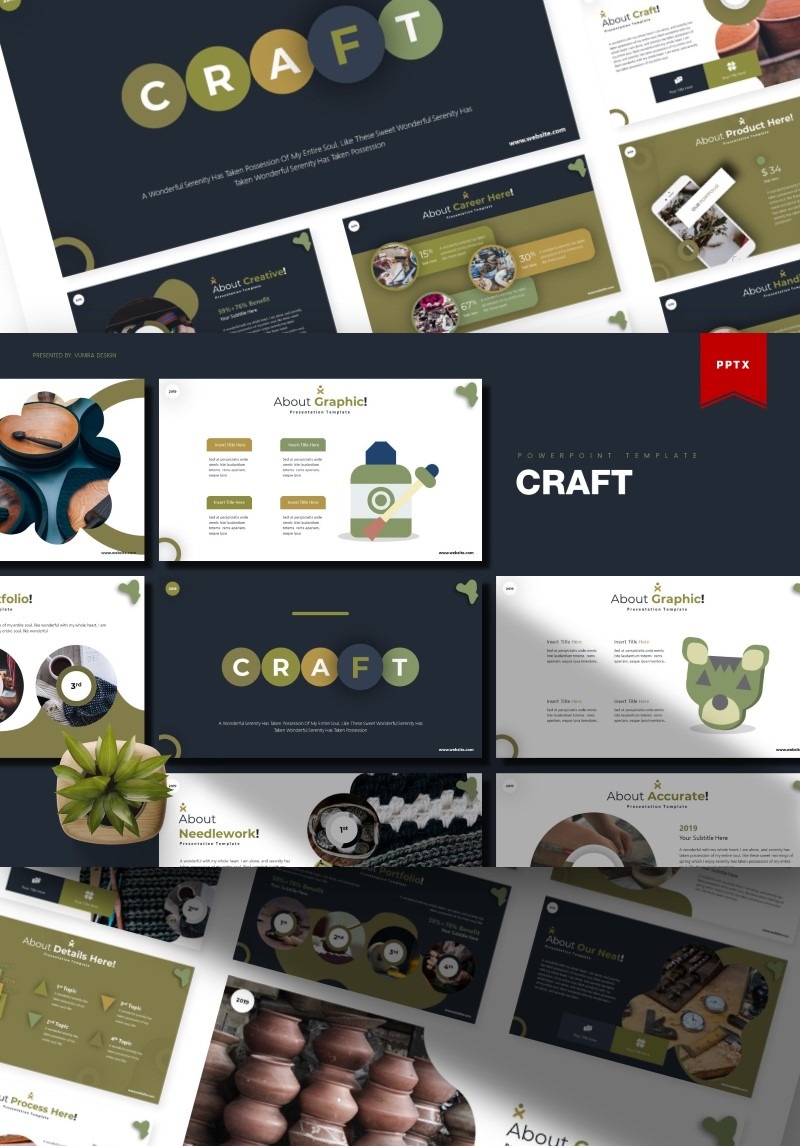Craft | PowerPoint Template #85427