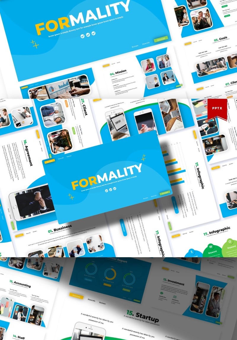Formality | PowerPoint Template #86027