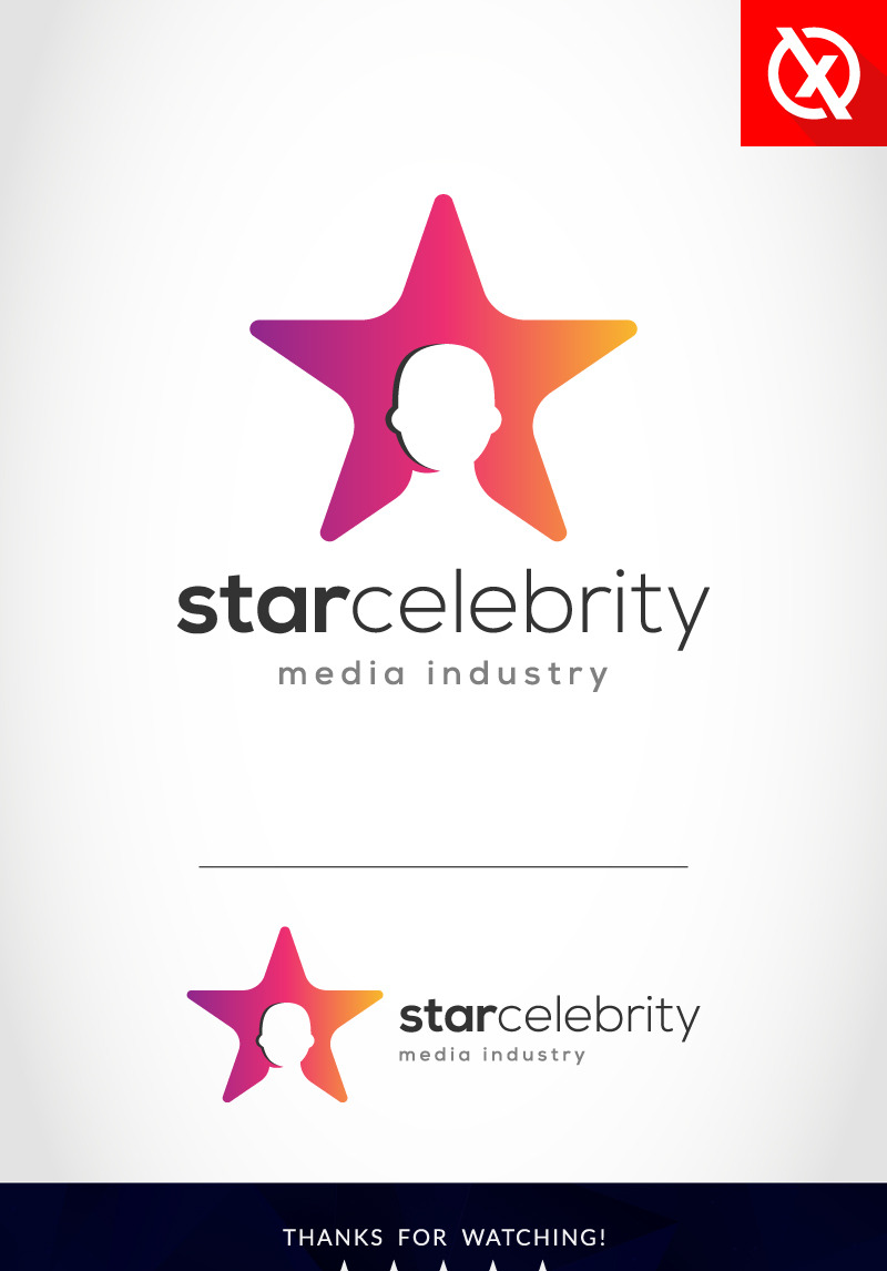 Star Celebrity - Media Industry Logo Template #86163