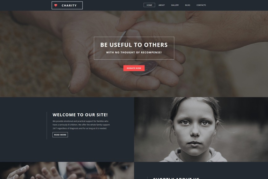 Best Charity Website Design for Charitable Fund - MotoCMS