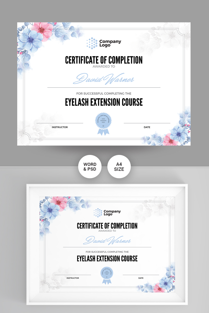 Modèles de certificats | Certificats de récompense | TemplateMonster