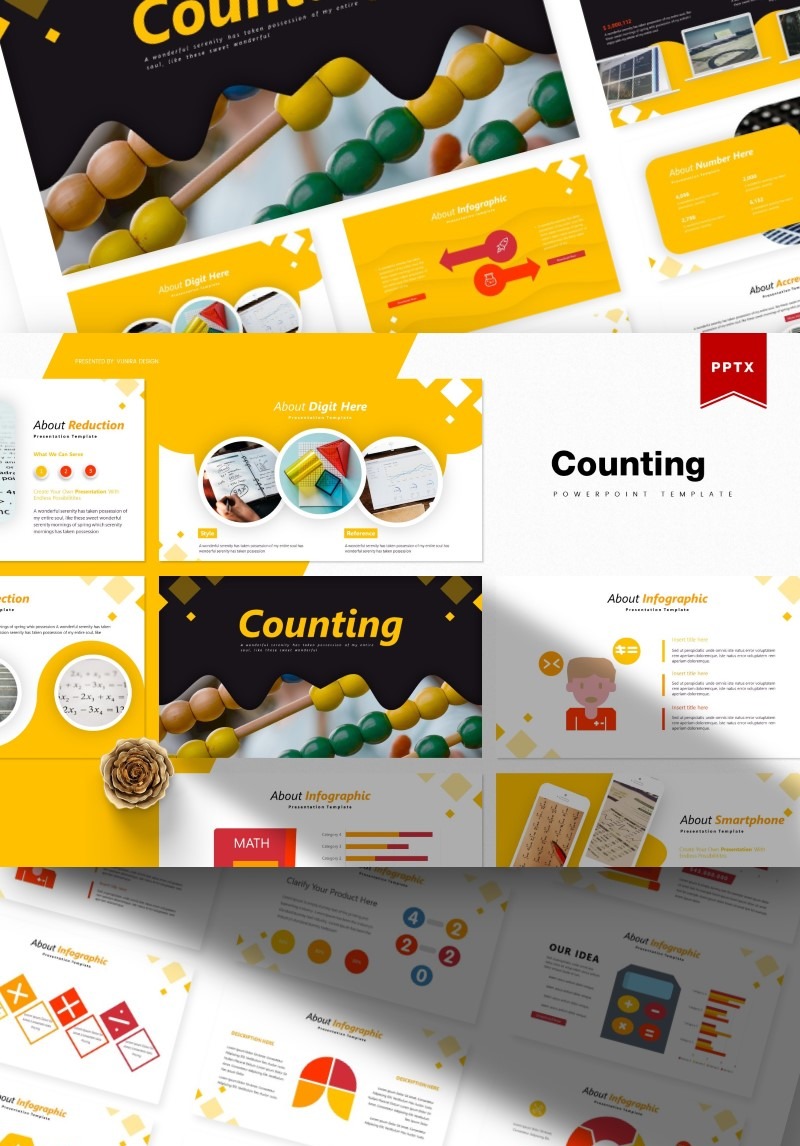 Counting | PowerPoint Template #87083