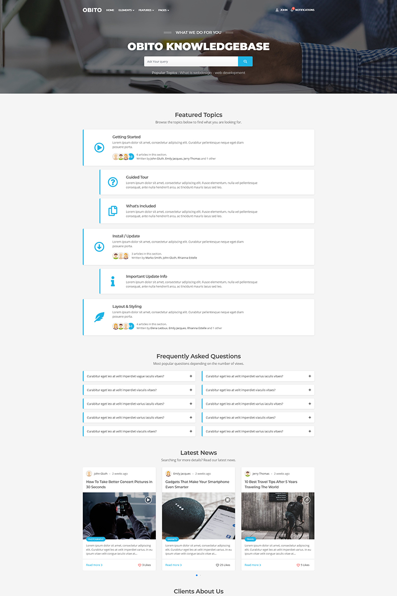 HTML Thema’s | HTML Website Maken | TemplateMonster