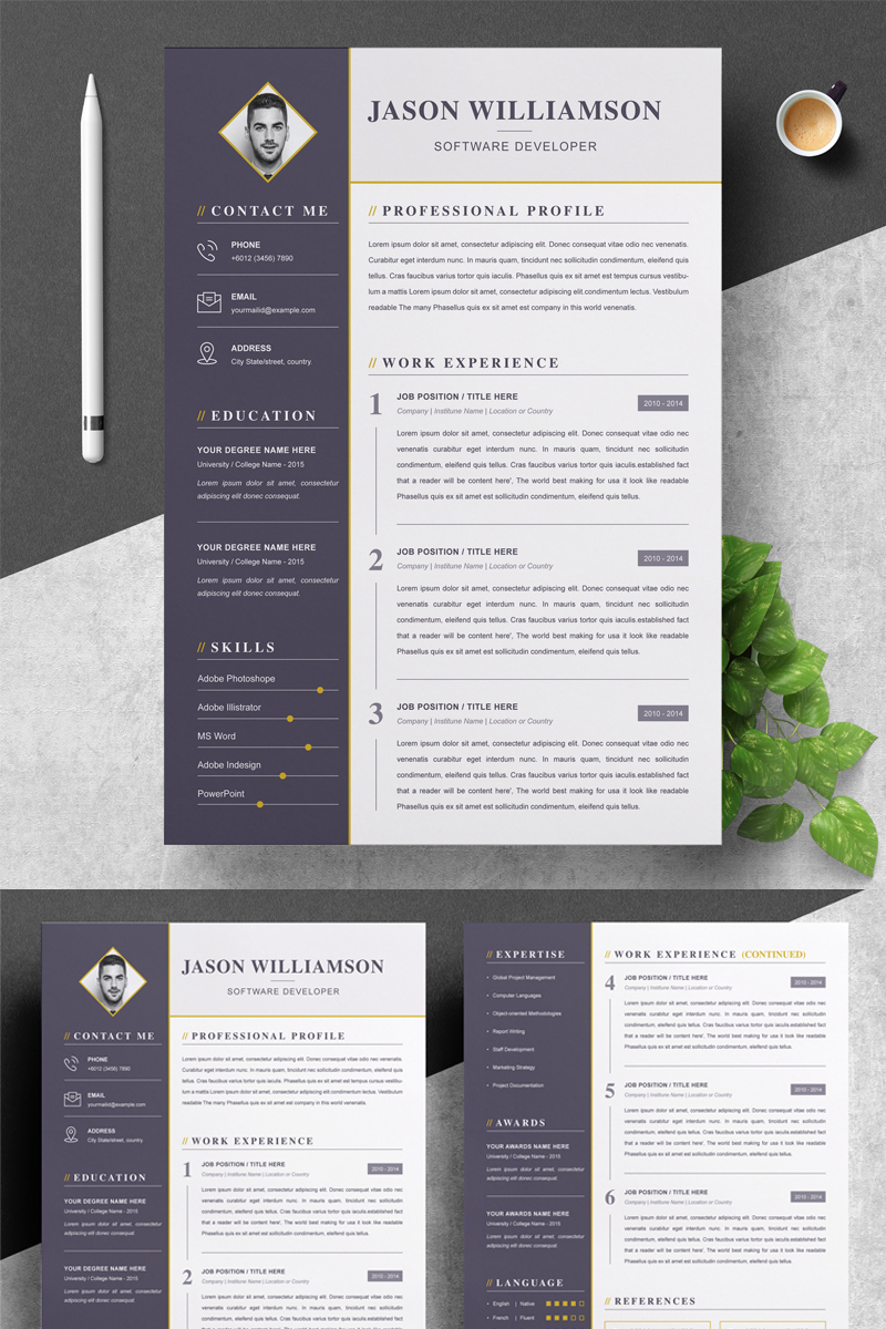 Jason Resume Template #90398