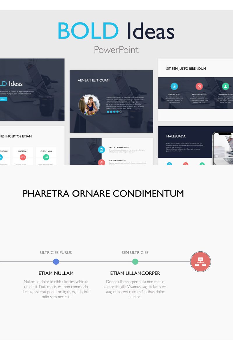 Bold Ideas PowerPoint Template #91183