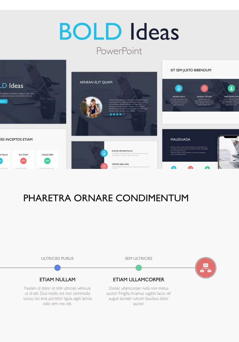 Bold Ideas PowerPoint Template #91183