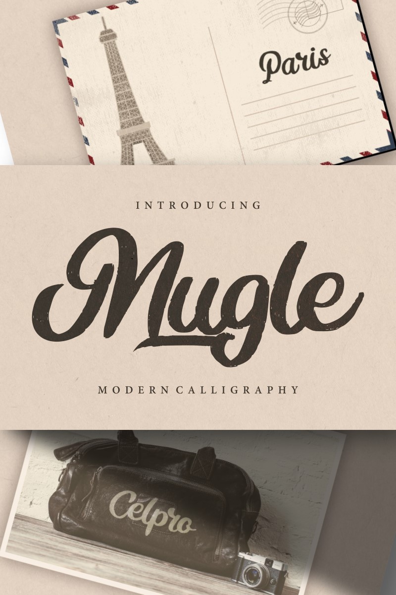 Mugle | Modern Calligraphy Script Font #93406
