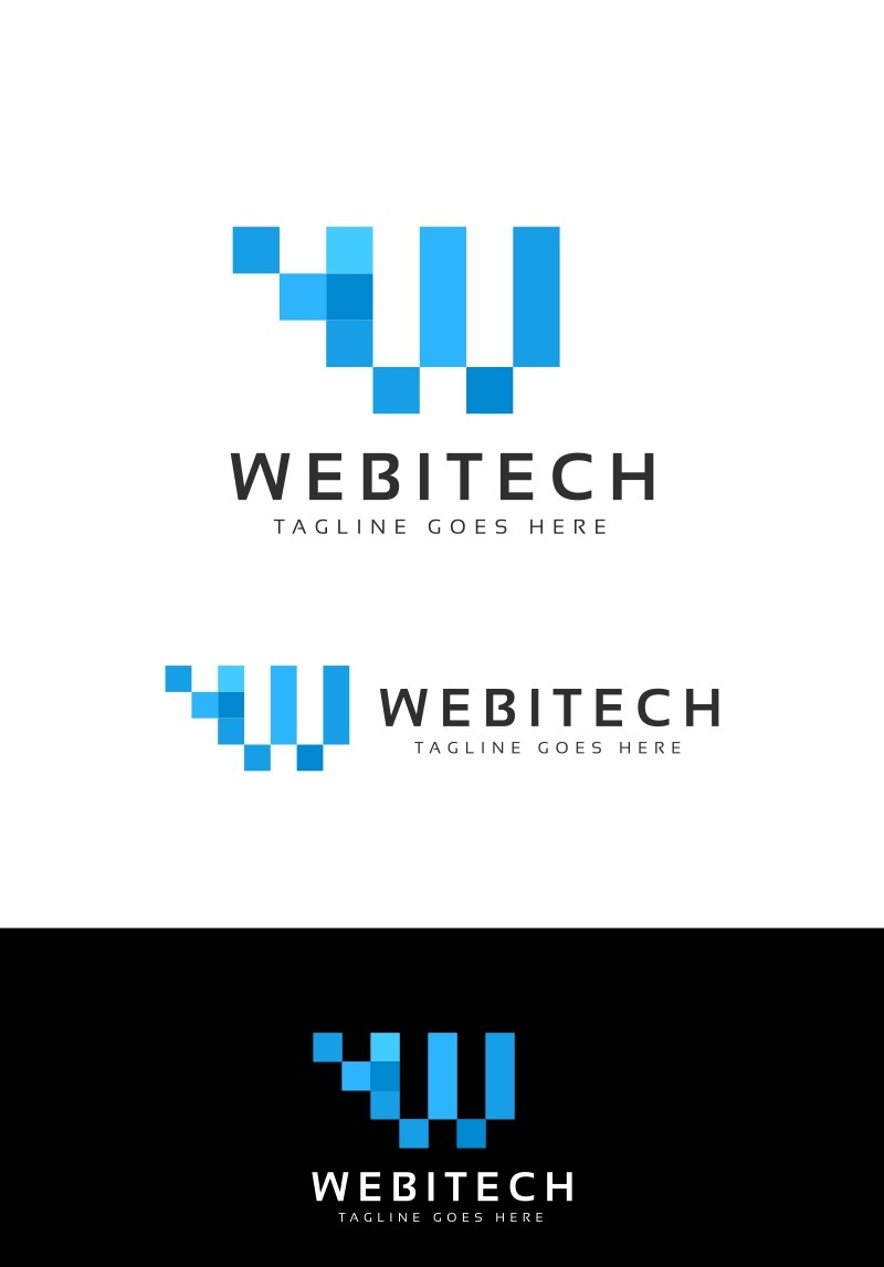 Webitech W Letter Logo Template #94682