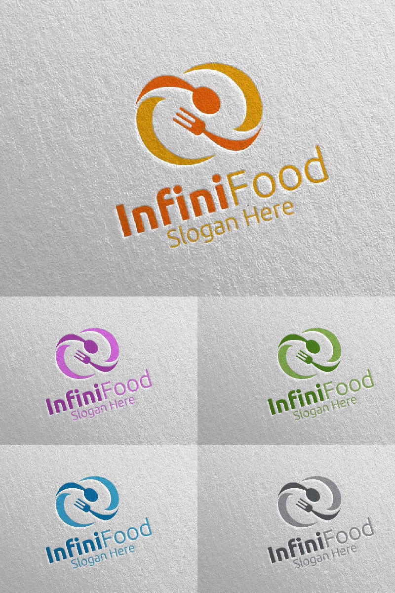 Infinity Food for Restaurant or Cafe 27 Logo Template #95261