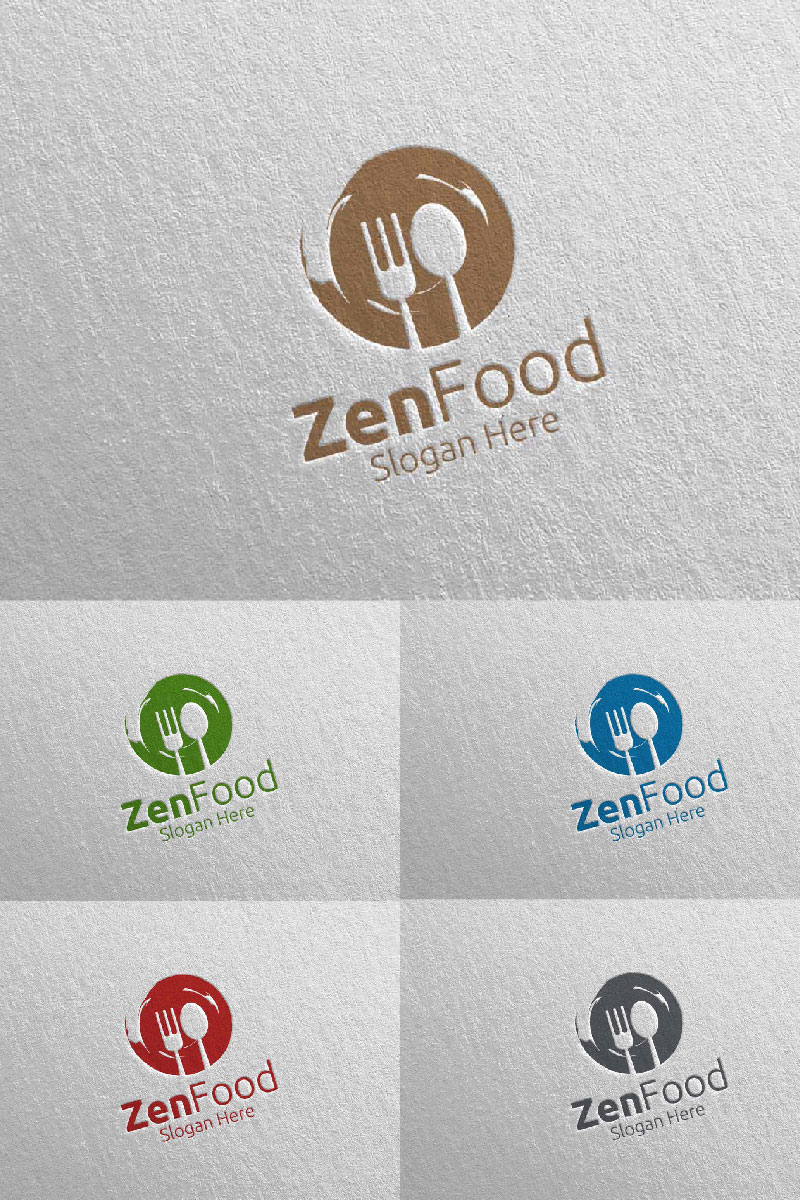 Zen Food for Restaurant or Cafe 44 Logo Template #95440
