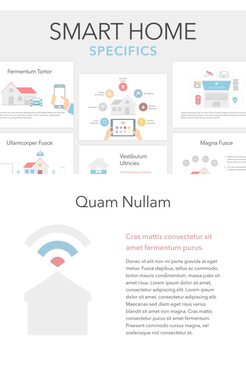 Smart Home PowerPoint Template #96699