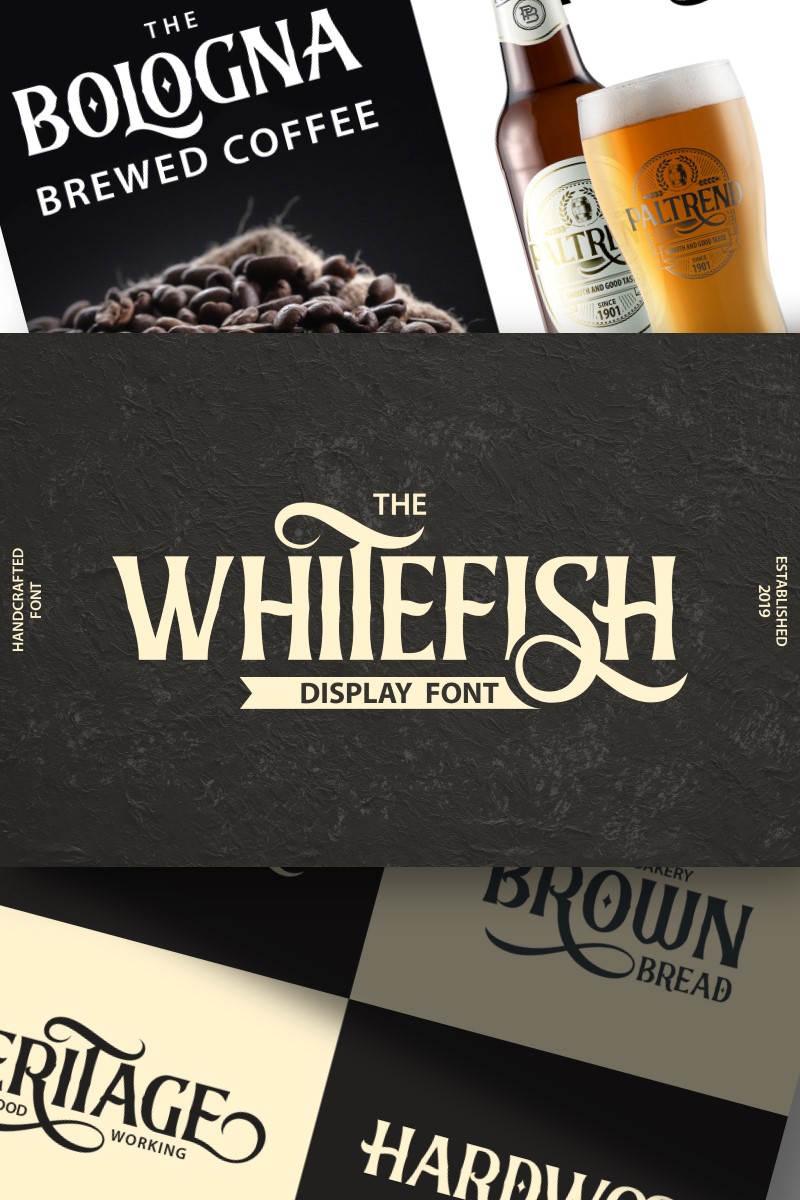 Whitefish | Display Font #97656