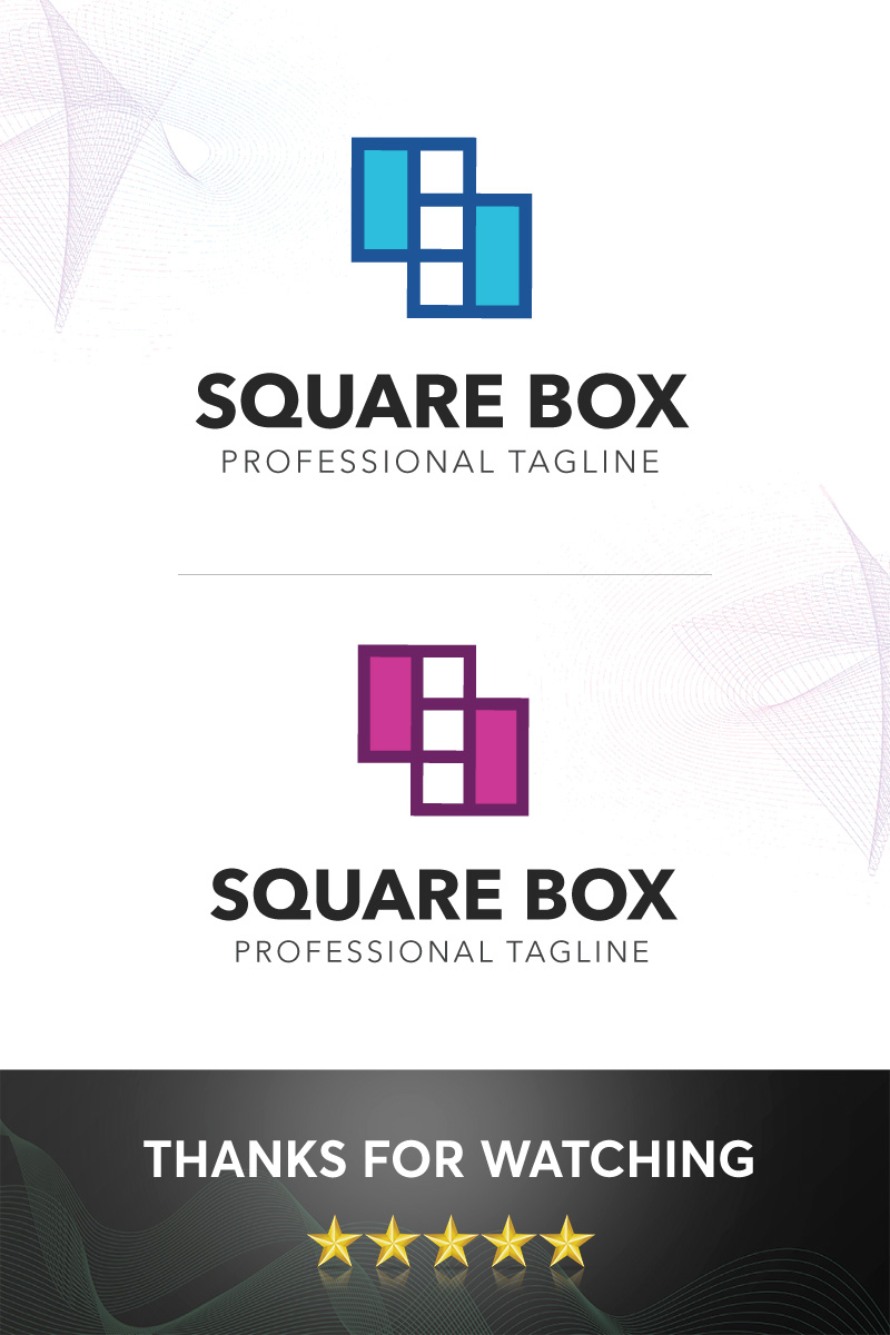Square Box Logo Template #98176