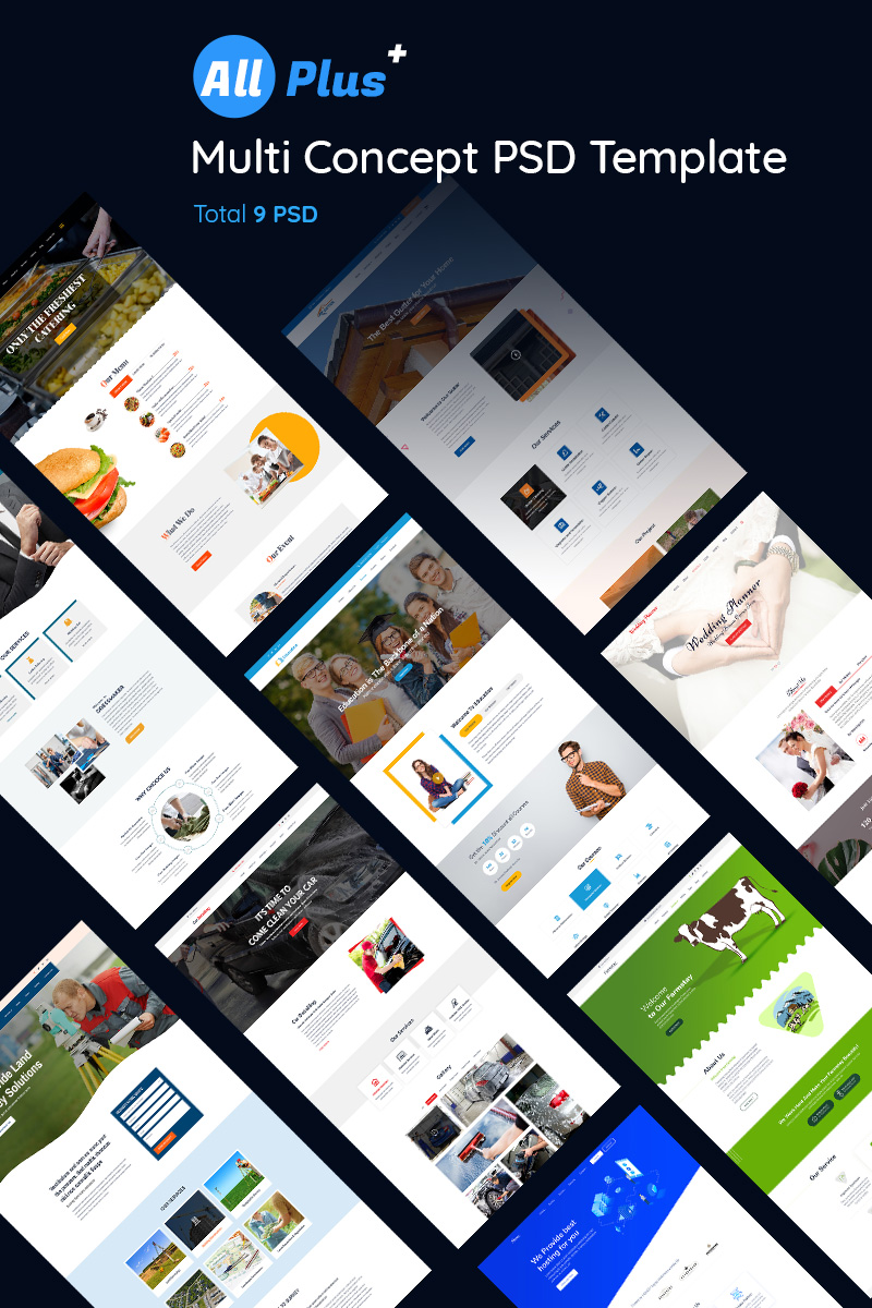 White PSD Templates - Premium Design | TemplateMonster