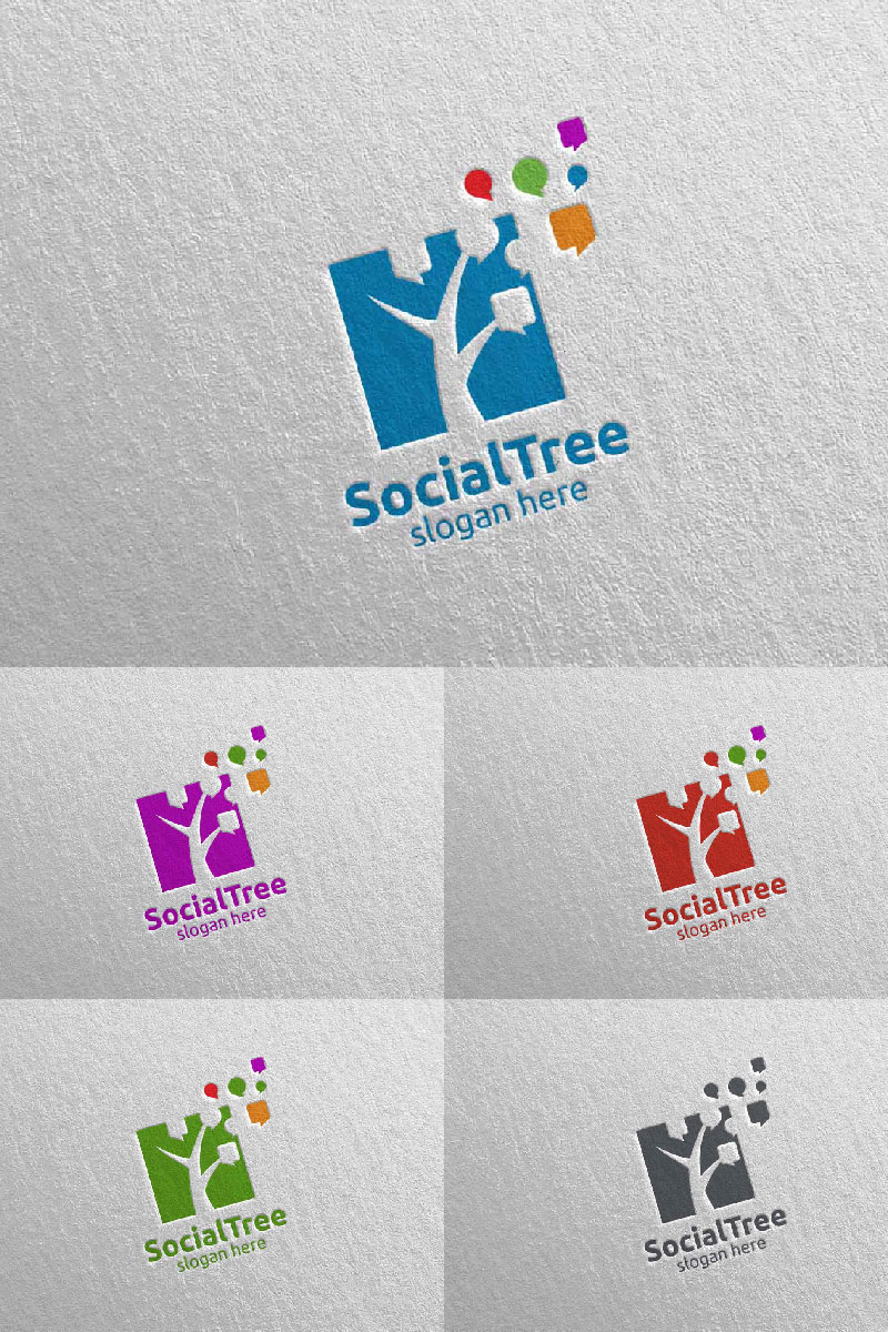 Community and Consulting 6 Logo Template #98229