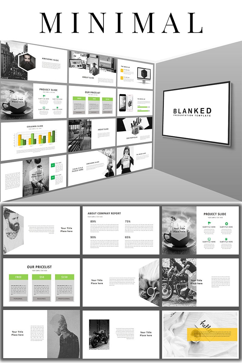 Electronic PowerPoint Template | TemplateMonster