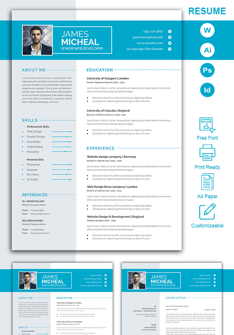 James Micheal Resume Template #98428